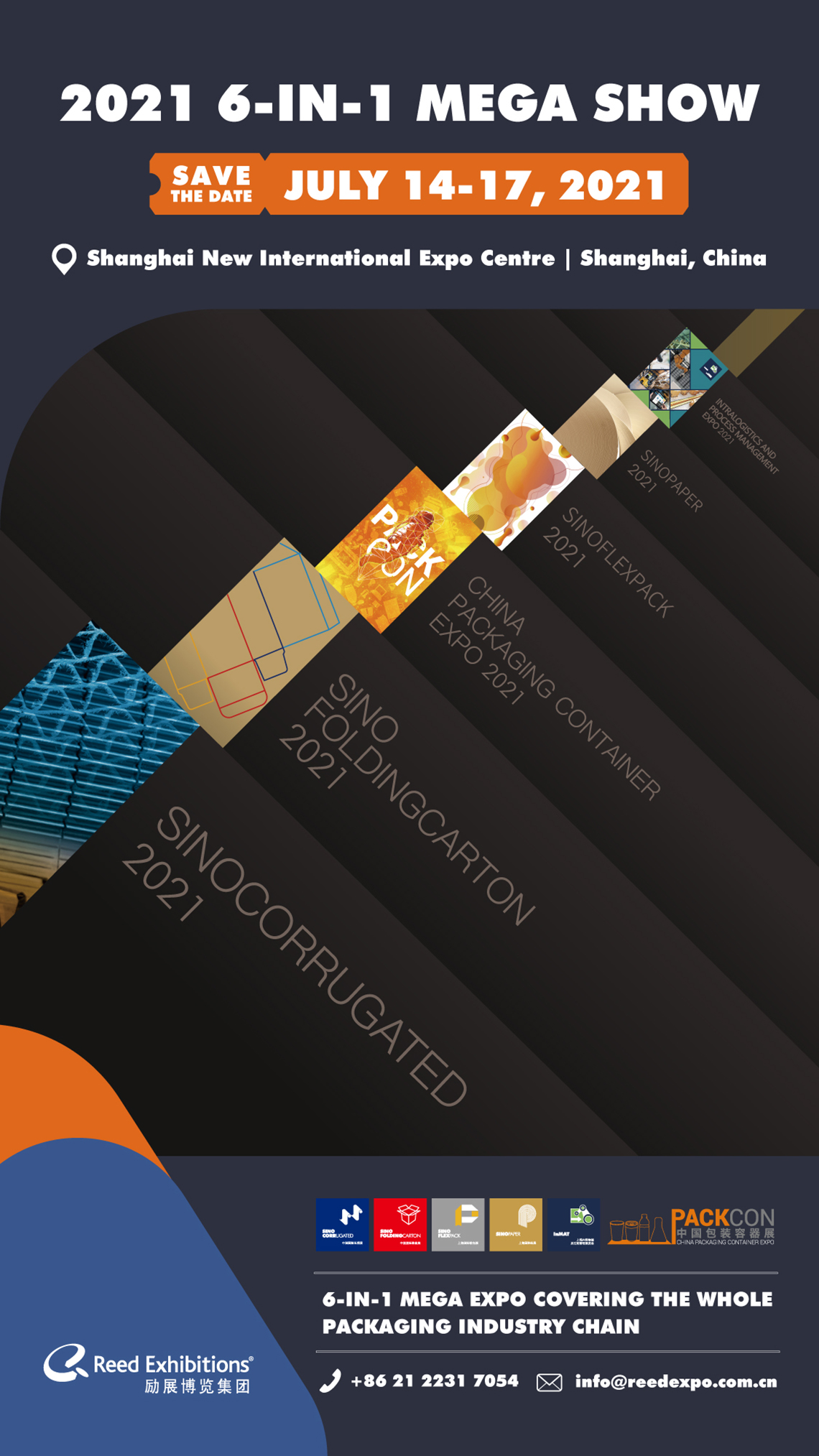 Notice on the Confirmed 6 in 1 Mega Show to be Held in Shanghai 2021